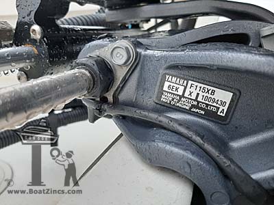 Yamaha Outboard Model Tag